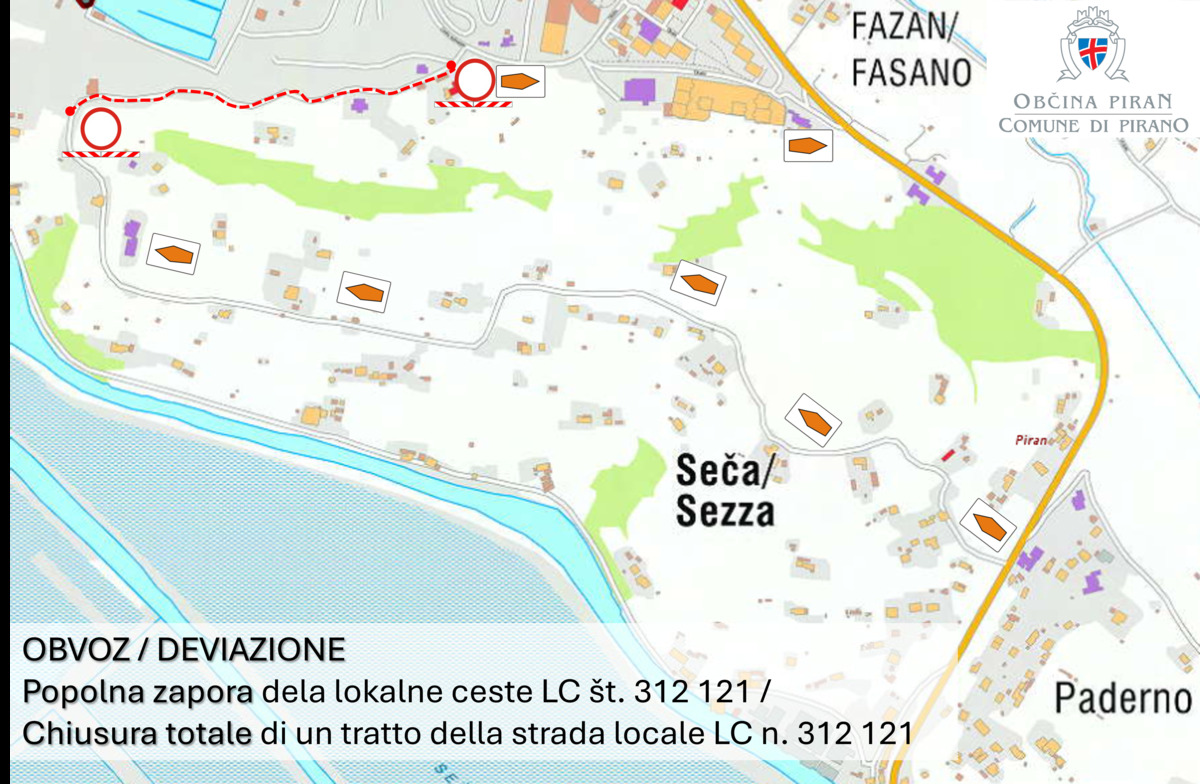 Občina Piran začenja obnovo vozišča med avtokampom Lucija in Forma vivo ...